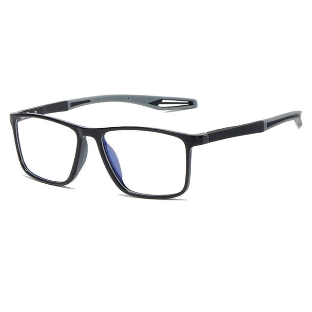 Freddie Two Tone Rectangular Reading Glasses With Textured Grip Ultral ...
